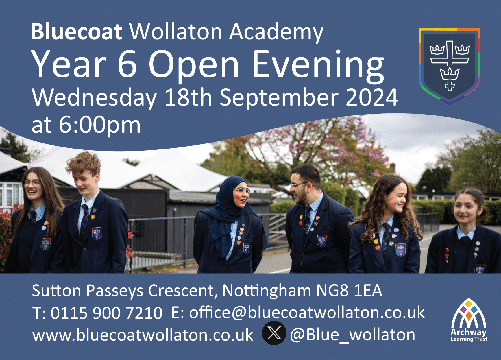 Open Evening & Open Mornings - Bluecoat Wollaton Academy